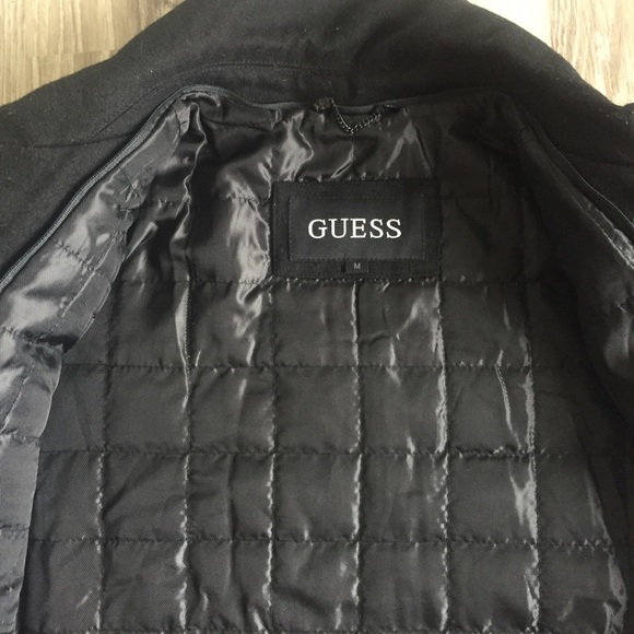 Guess | Jackets & Coats | Guess Black Coat Men | Poshmark